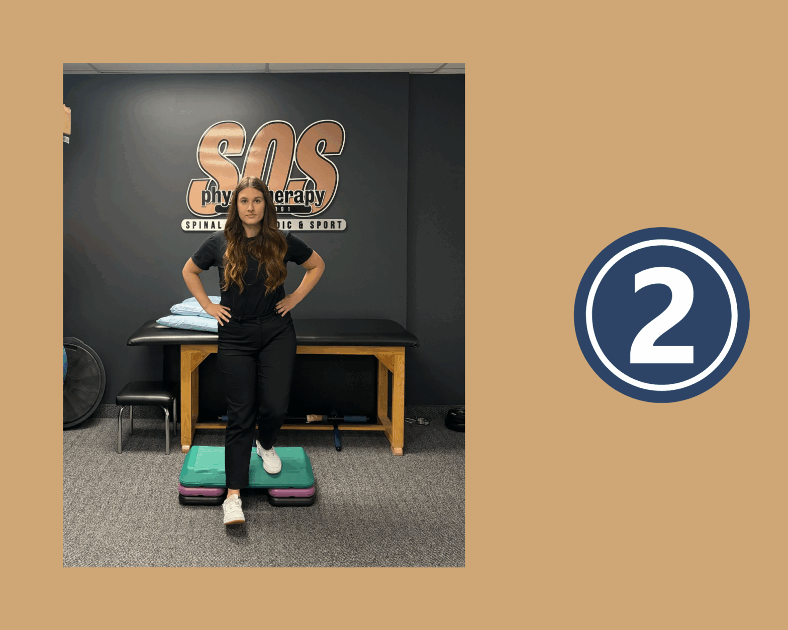 The Step Down for Knee Rehab- by Physiotherapist Alicia Cole - SOS ...