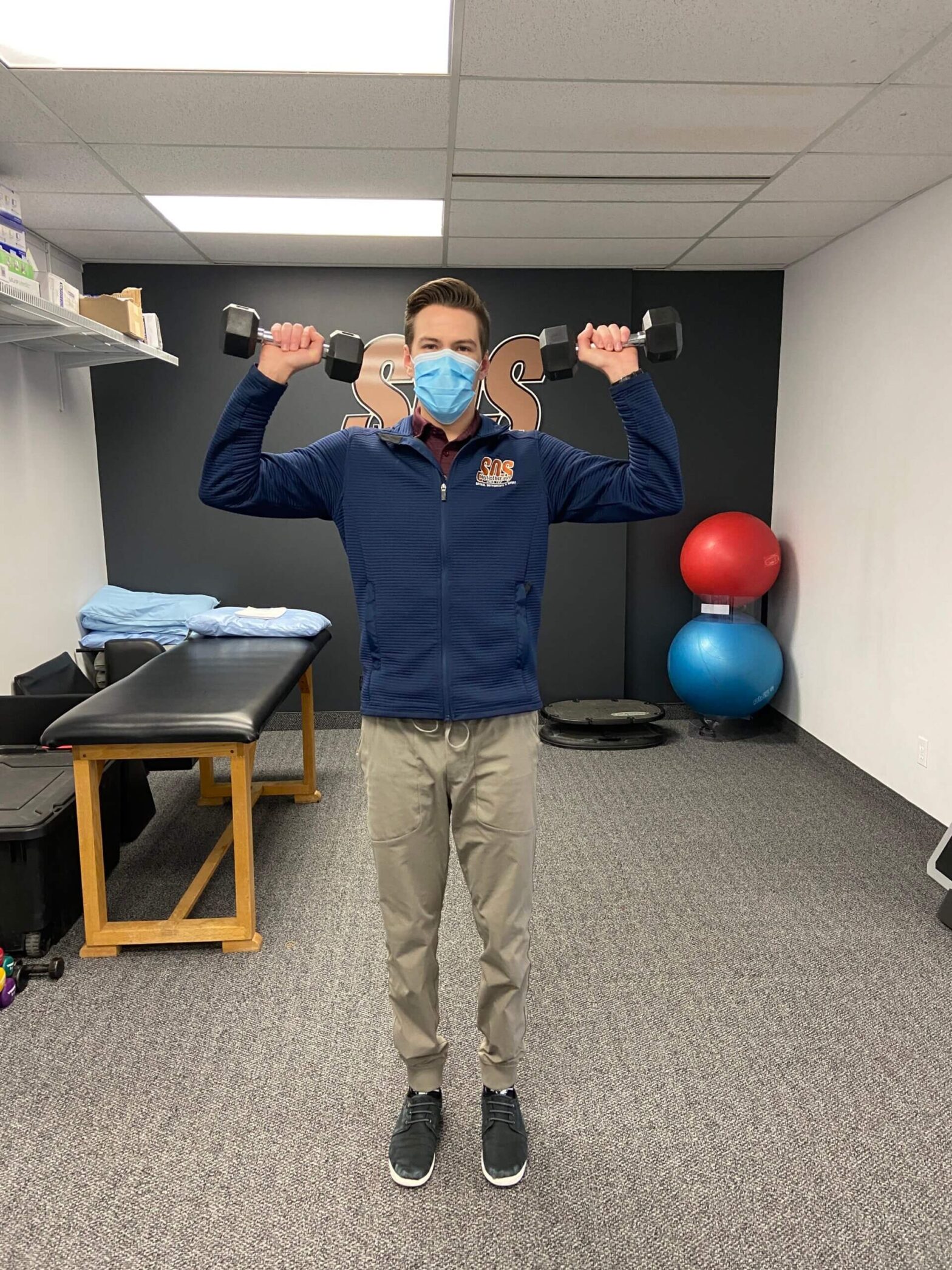 Shoulder Exercise-Overhead Press - SOS Physiotherapy