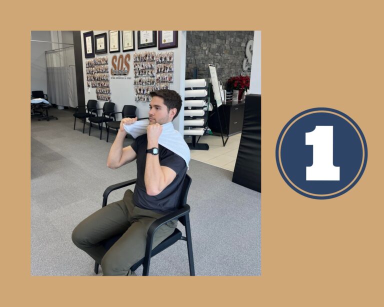 Neck Extension Exercise with Towel - SOS Physiotherapy
