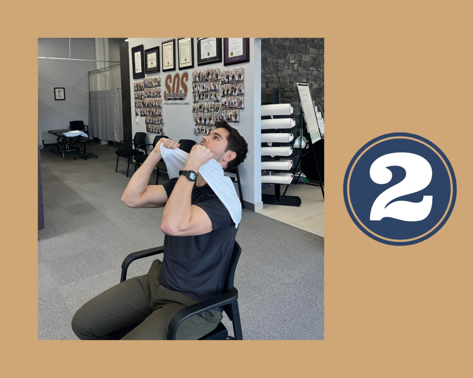 Neck Extension Exercise with Towel - SOS Physiotherapy